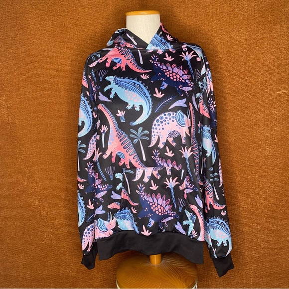 Pixie Lady | Tops | Modern Pixie Lady Pinkblack Dinosaur Teacher ...